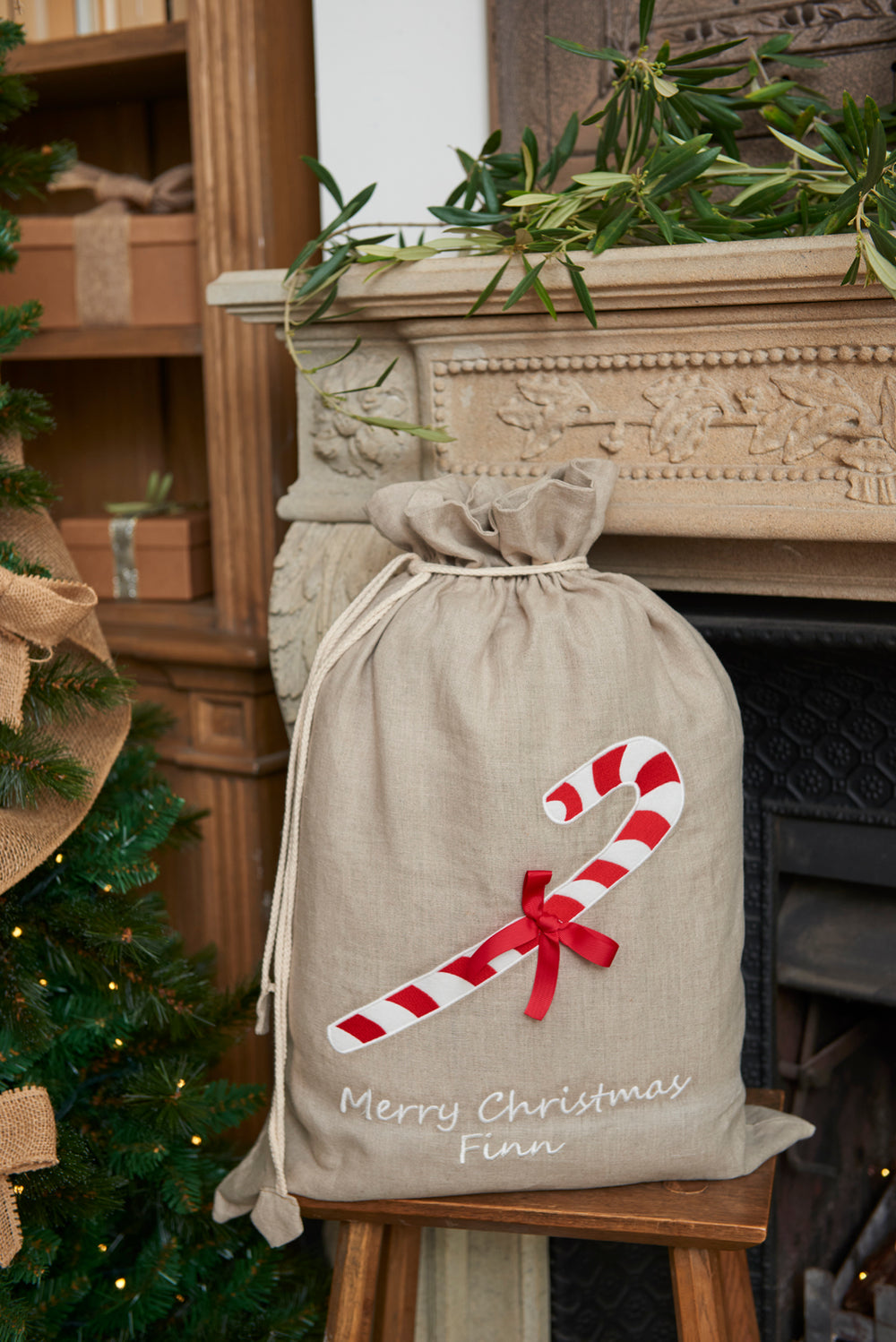 Santa Sack - Candy Cane – GEORGES of Dubai